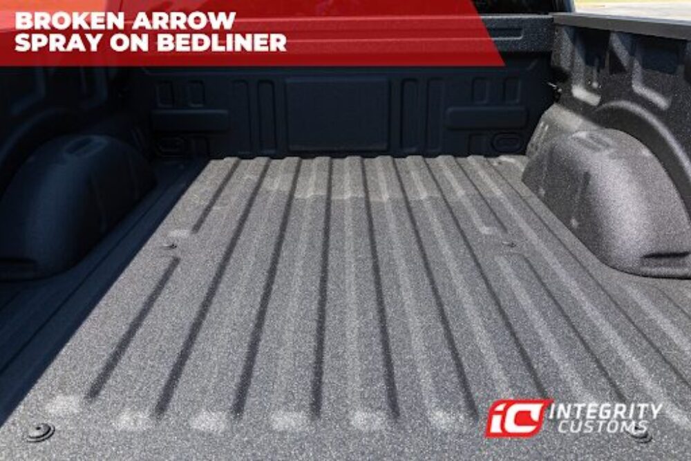 Broken Arrow Spray on Bedliner | Integrity Customs